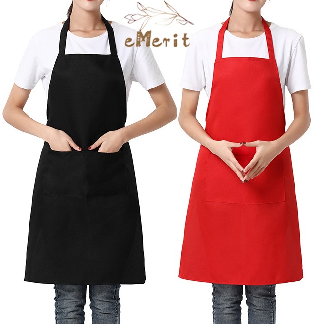 Jual Apron Barista celemek masak Pria Wanita Chef Pelayan Cafe waiter ...