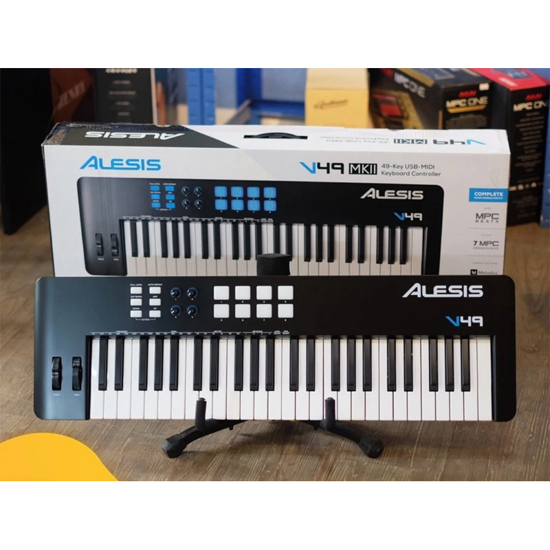 Jual Alesis V49 49 Key USB MIDI Keyboard Controller / Midi Controller ...
