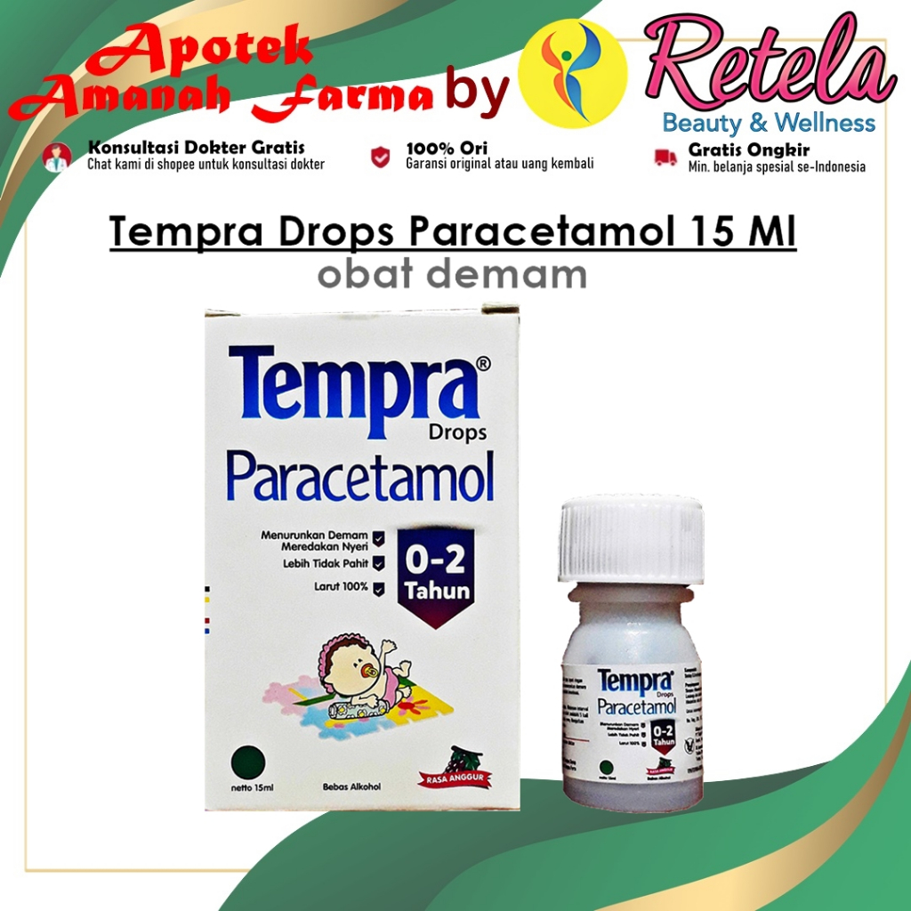 Jual Tempra Drops 15 Ml | Shopee Indonesia