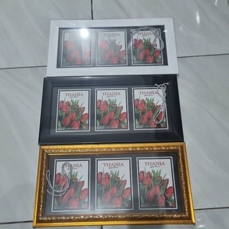 Jual Frame photo/ bingkai foto/ pigura foto 4r isi 3 ( 10cm x 14cm ...