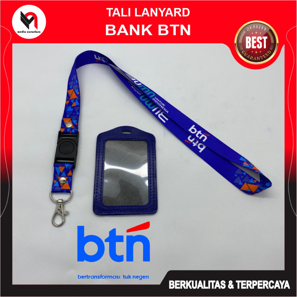 Jual Lanyard Bank BTN Tali ID Card BTN READY STOCK | Shopee Indonesia