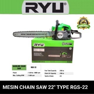 Jual Ryu by tekiro mesin chain Saw 22" type RGS-22 ( jaminan original ...
