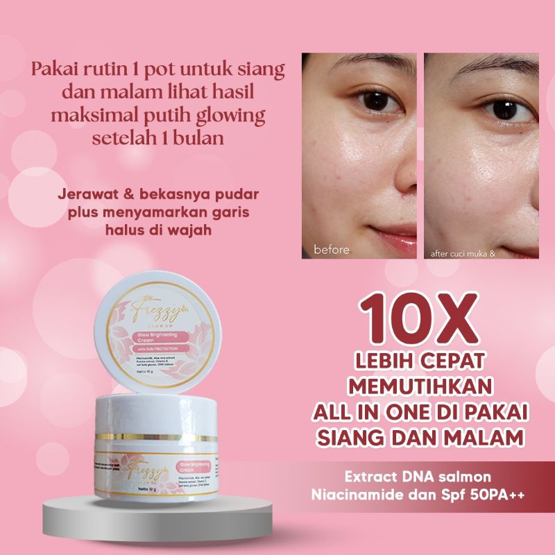 Jual PEMUTIH WAJAH SUPER GLOWING DNA SALMON SPF 50PA++ ANTI AGING DAILY ...
