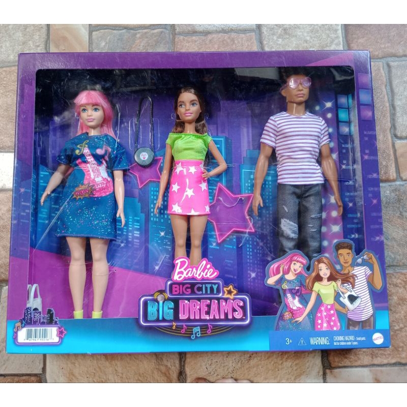 Jual Boneka Barbie Big City , Big Dream 3 - Doll Gift set - Daisy ...