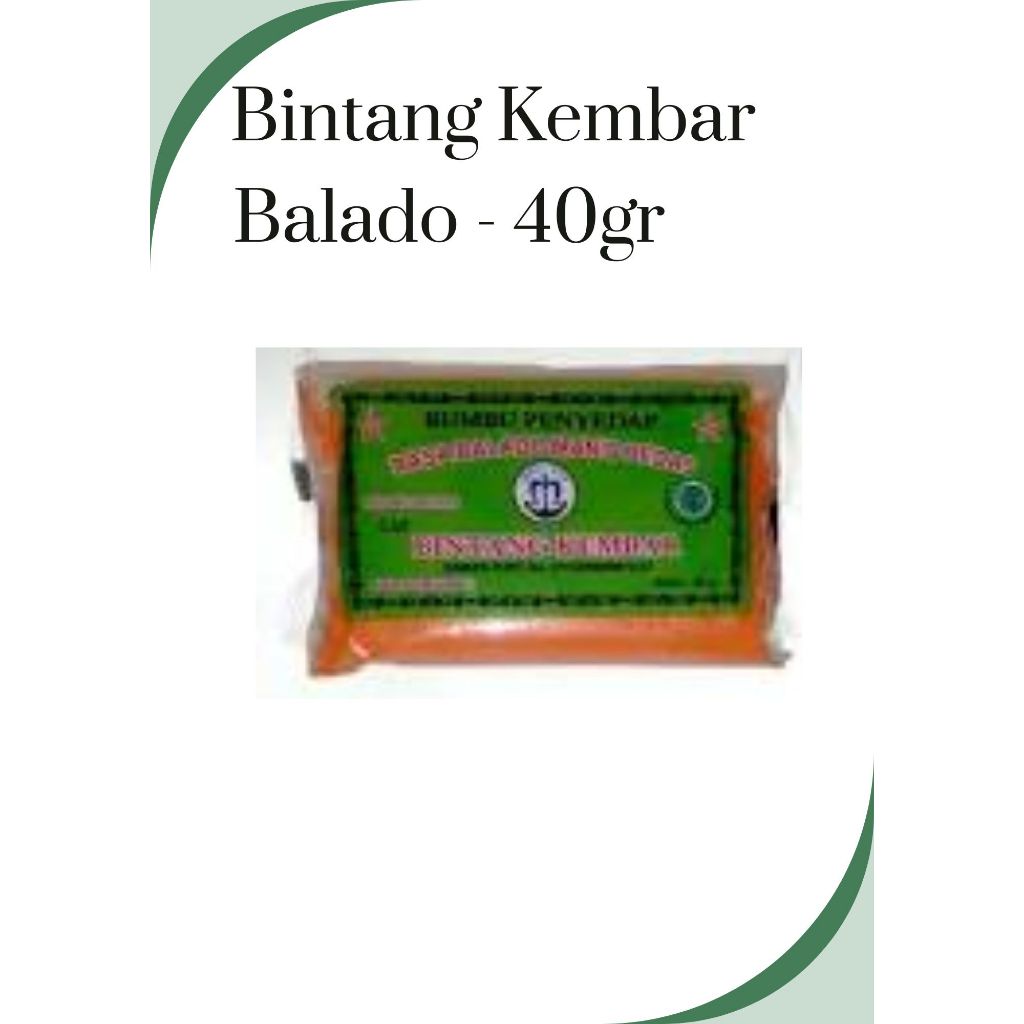 Jual Bintang Kembar Bumbu Tabur Rasa Balado kemasan 40gr | Shopee Indonesia