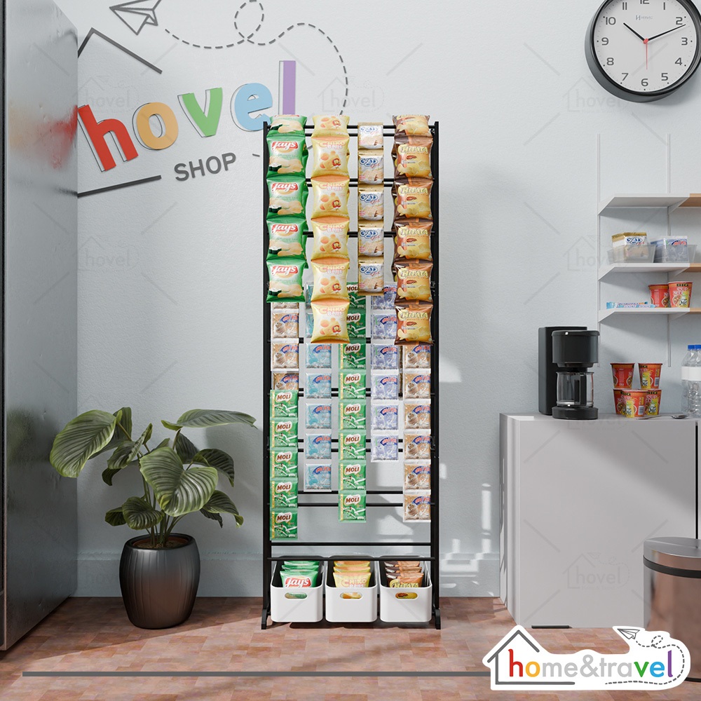 Jual 𝗛𝗢𝗩𝗘𝗟𝗦𝗛𝗢𝗣 Rak Chiki Serbaguna Susun Display Jualan Toko Keranjang ...