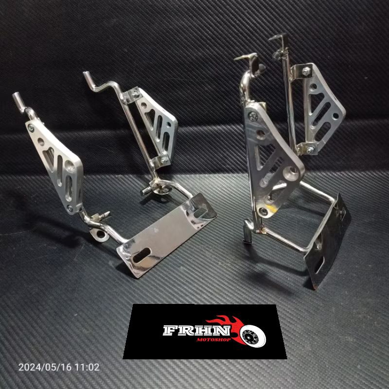 Jual BRAKET KUPINGAN LAMPU TRALIS GL/CB TIGER/MP CNC BESI CHROME ...