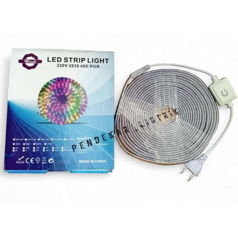 Jual LED Strip RGB Atau Merah Putih / Lampu 17 Agustus Merah Putih ...