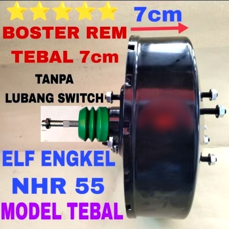 Jual Pakam Rem Booster NHR55 Elf 77PS Model TEBAL (TANPA LUBANG SWITCH ...