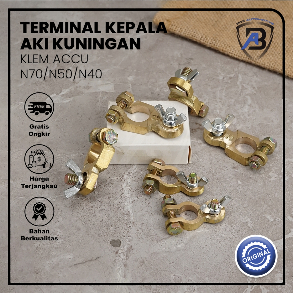 Jual Terminal Kepala Aki Kunigan /Klem ACCU/ N40 / N50 / N70 High ...