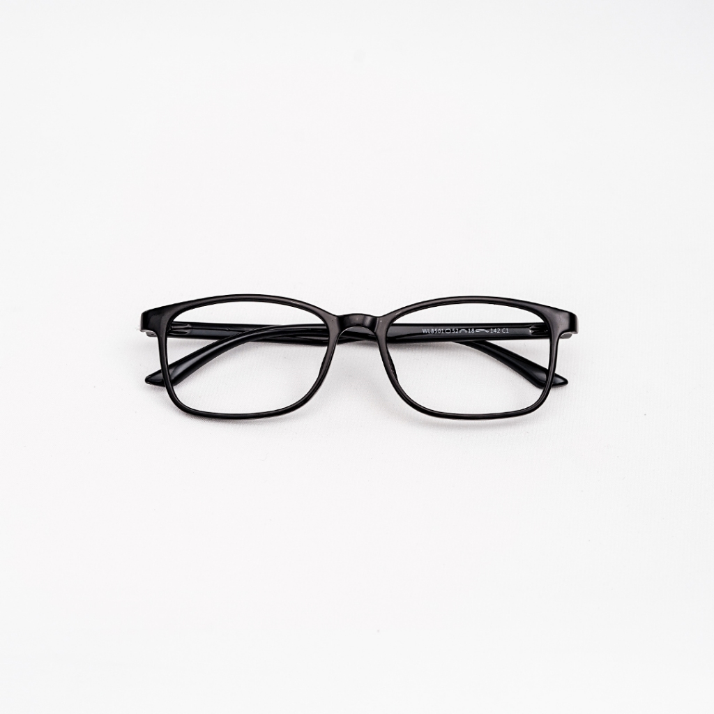 Jual Frame Kacamata Plastik Simple Oval Kekinian WL8501 Full frame Pria ...