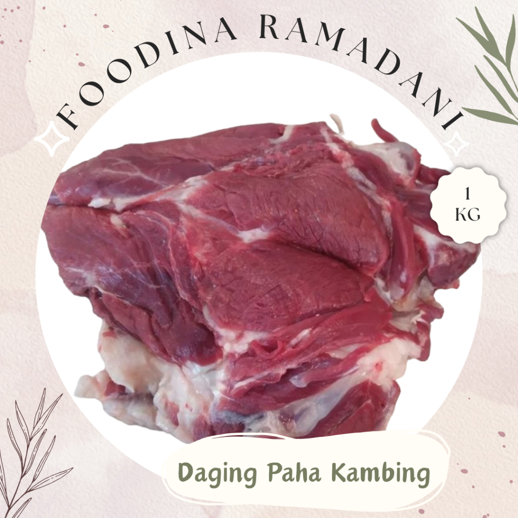 Jual DAGING PAHA KAMBING Tanpa Tulang - Lamb and Mutton Fresh [ Berat 1 ...