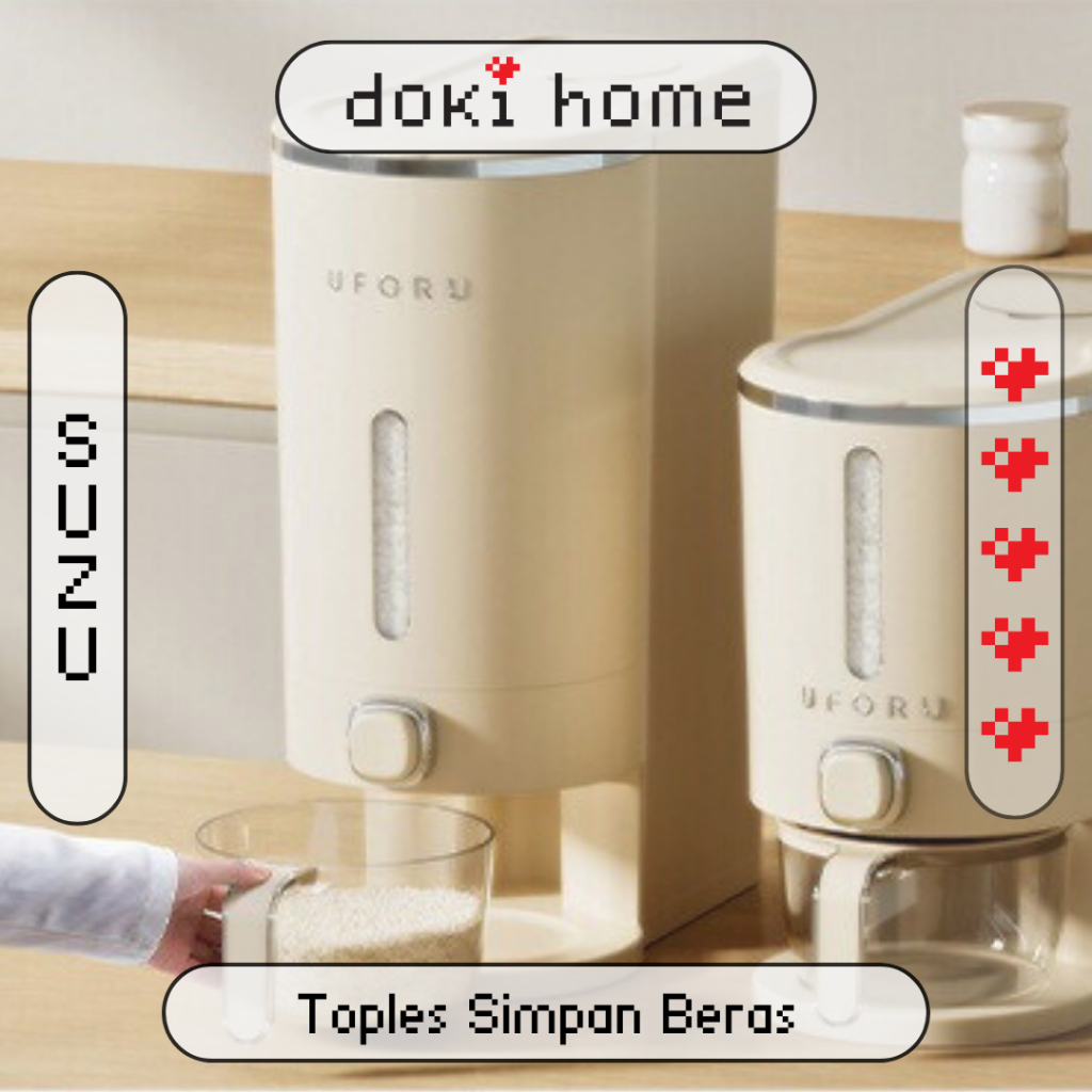 Jual |DOKI| SUZU Dispenser Beras Anti Kutu Rice Container Beras Food ...