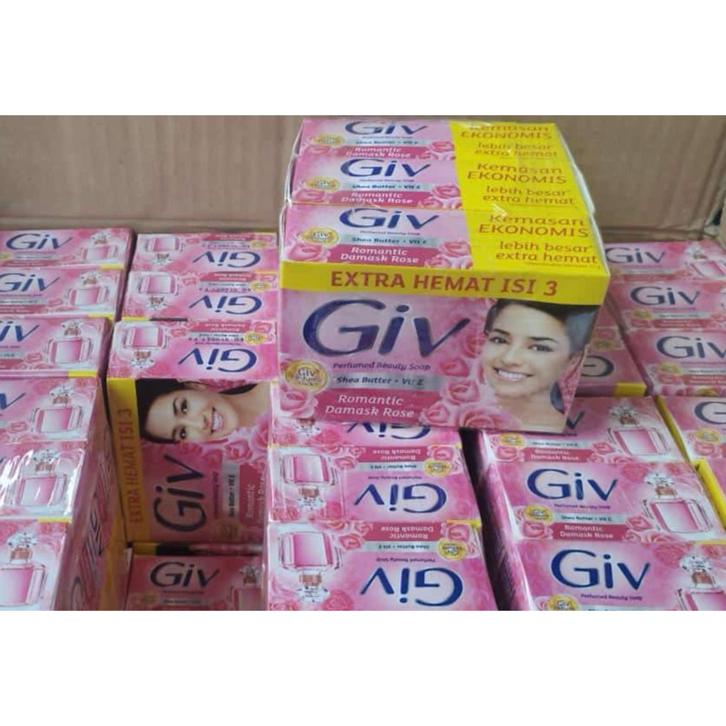 Jual Sabun Batang Giv 100 gr x 3pcs Kemasan Besar | Shopee Indonesia