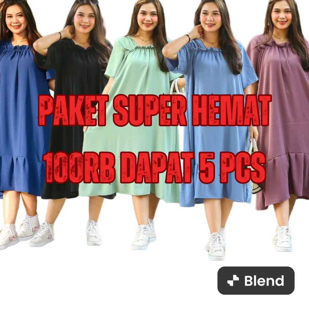 Jual PAKET SUPER HEMAT 100 RIBU DAPAT 5 PCS DASTER FUJI CRINKLE BISA ...