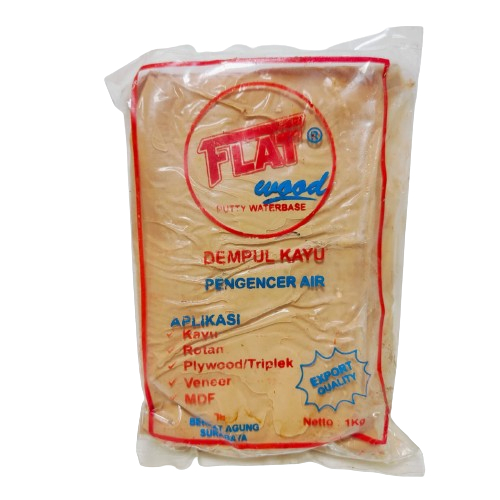 Jual DEMPUL KAYU FLAT WOOD ORIGINAL 1 KG / PLAMIR KAYU / DEMPUL KAYU ...