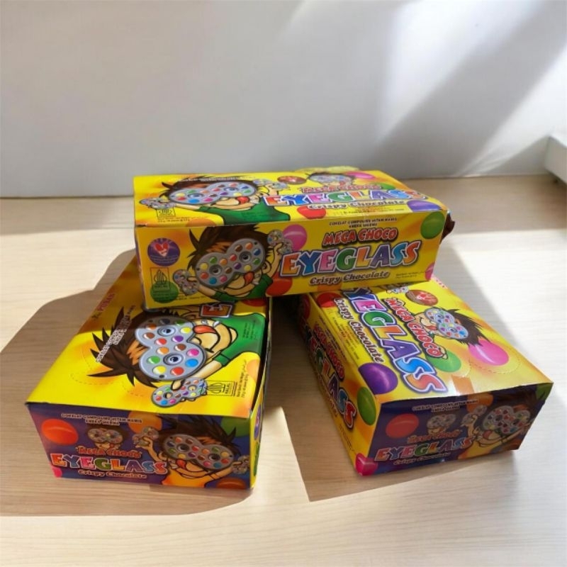 Jual permen kacamata, eyeglass 1 box isi 40 pcs. | Shopee Indonesia