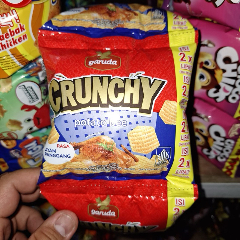 Jual Garuda Crunchy potato bee ayam panggang renteng | Shopee Indonesia
