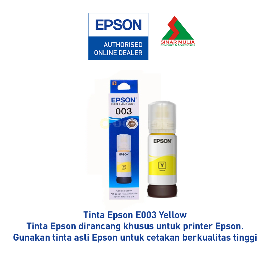 Jual EPSON REFILL E003 YELLOW | Shopee Indonesia