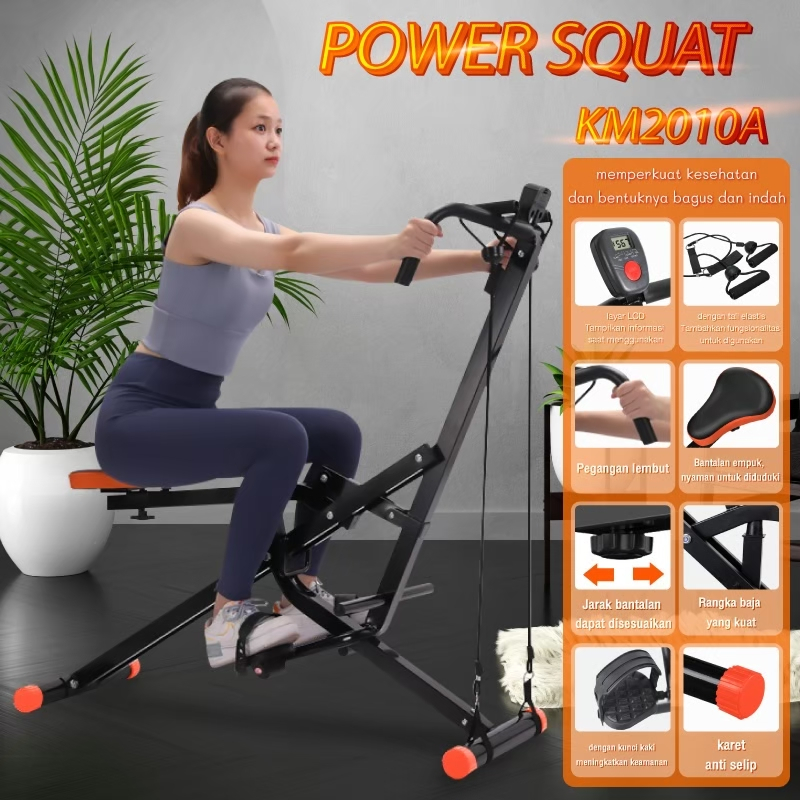 Jual HTD Sport Premium Power Squat Alat Gym Olahraga Fitness KM2010A ...