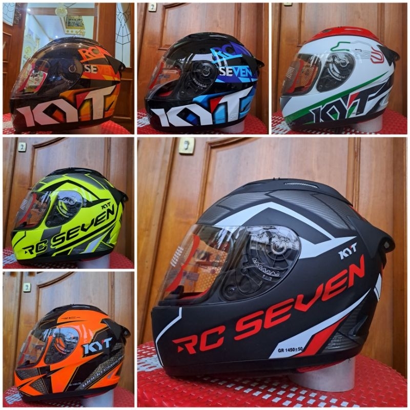 Jual HELM KYT RC7 FULL FACE ORIGINAL PRODUK | Shopee Indonesia
