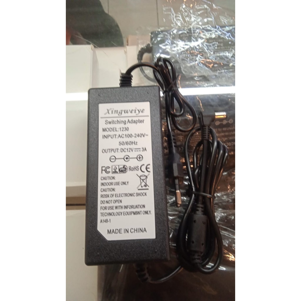 Jual Adaptor 12V 3A Adaper 12 volt 3 amper | Shopee Indonesia