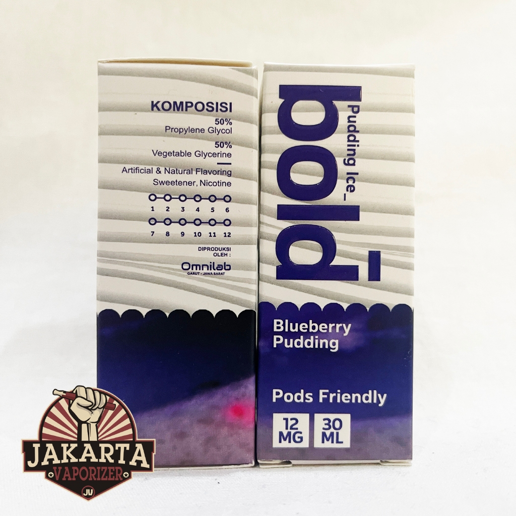 Jual PODS FRIENDLY BOLD PUDDING ICE BLUEBERRY PUDDING 30ML 12MG BY JOSS ...