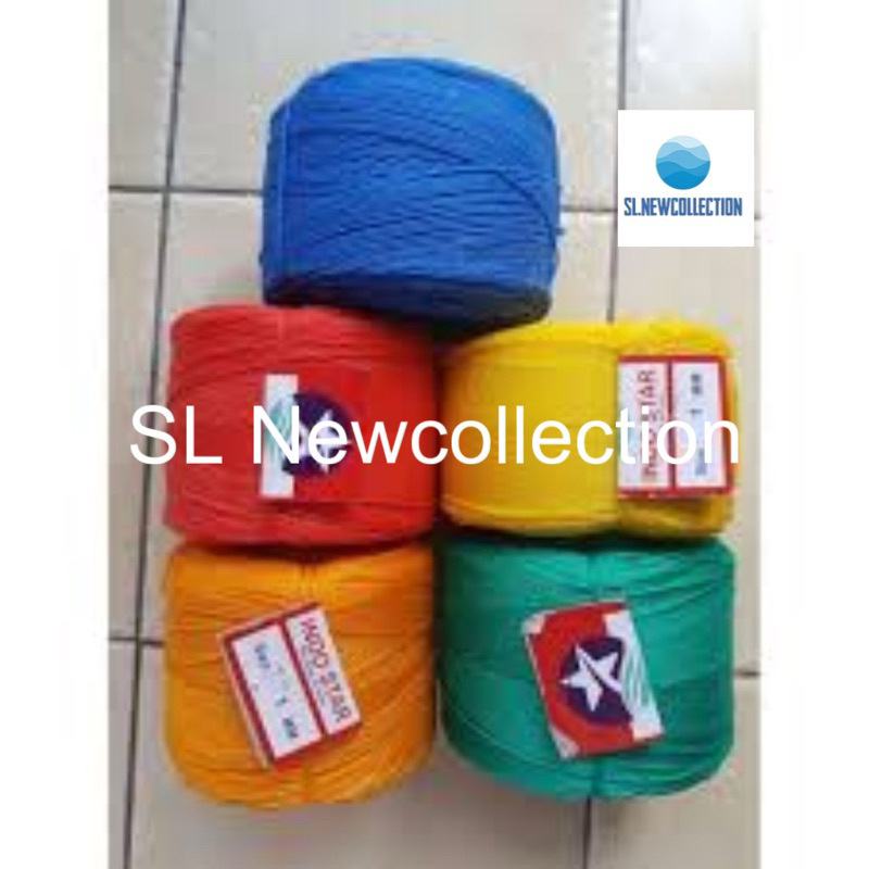 Jual Tali Tambang Plastik PE Cap INDOSTAR 1 MM (1 ROL) +/- 200 METER | Shopee Indonesia