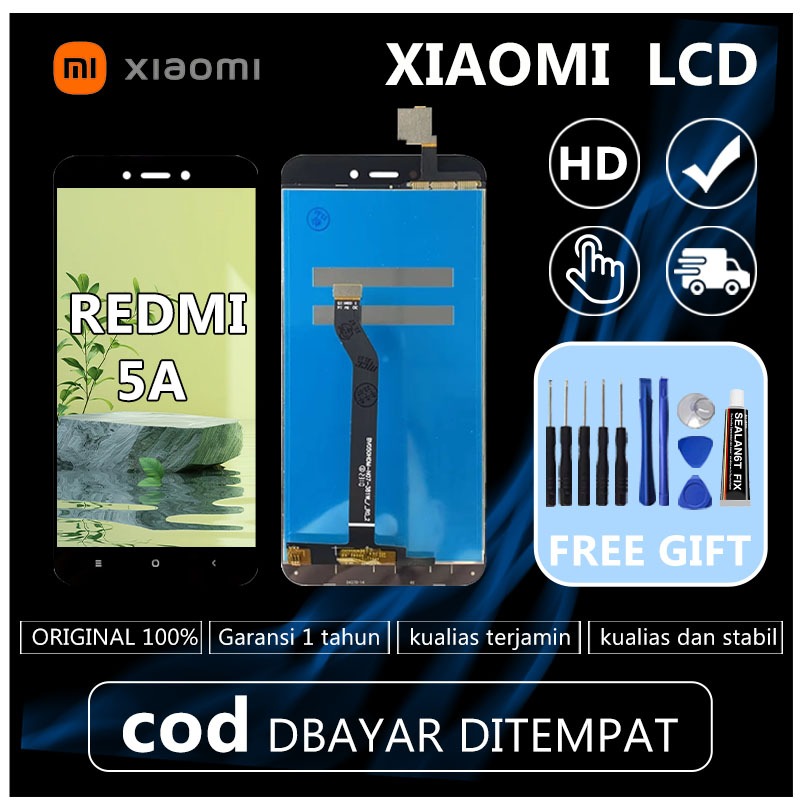Jual LCD xiaomi redmi 5a HD TOUCHSCREEN ORIGINAL 100% FULL SET【ORIGINAL ...