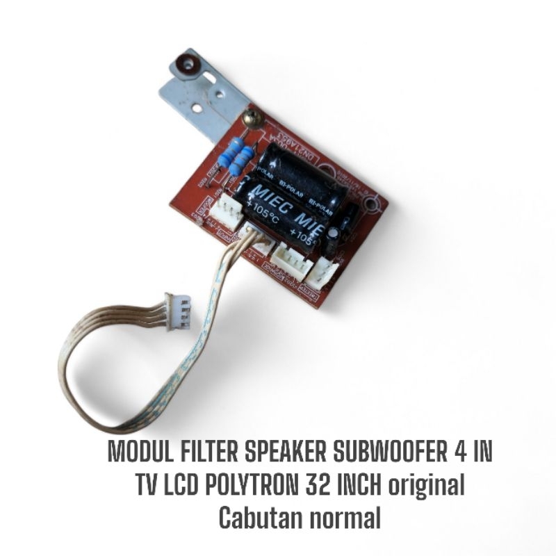 Jual MODUL FILTER SPEAKER SUBWOOFER 4 IN TV LCD POLYTRON 32 INCH ...