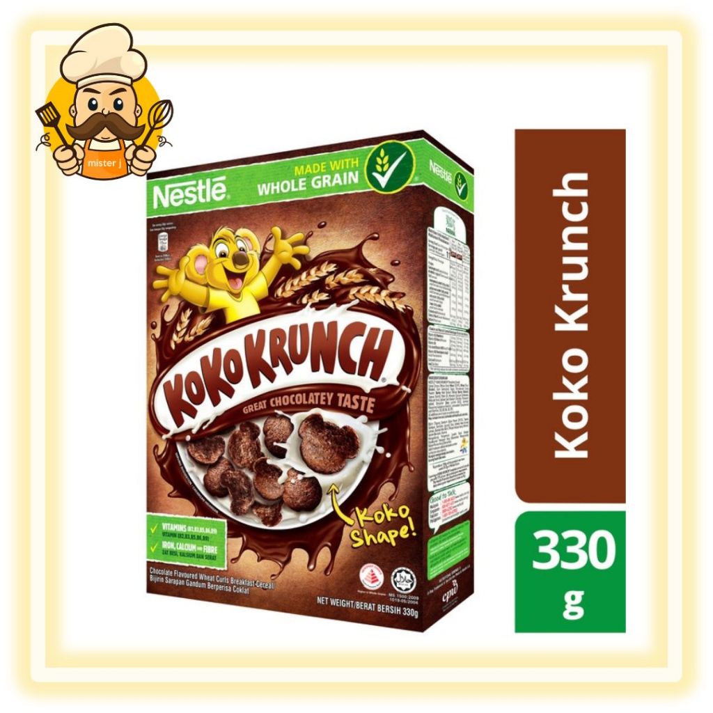 Jual Koko Krunch Nestle Cereal Gandum 330gr | Nestle KOKO KRUNCH ...