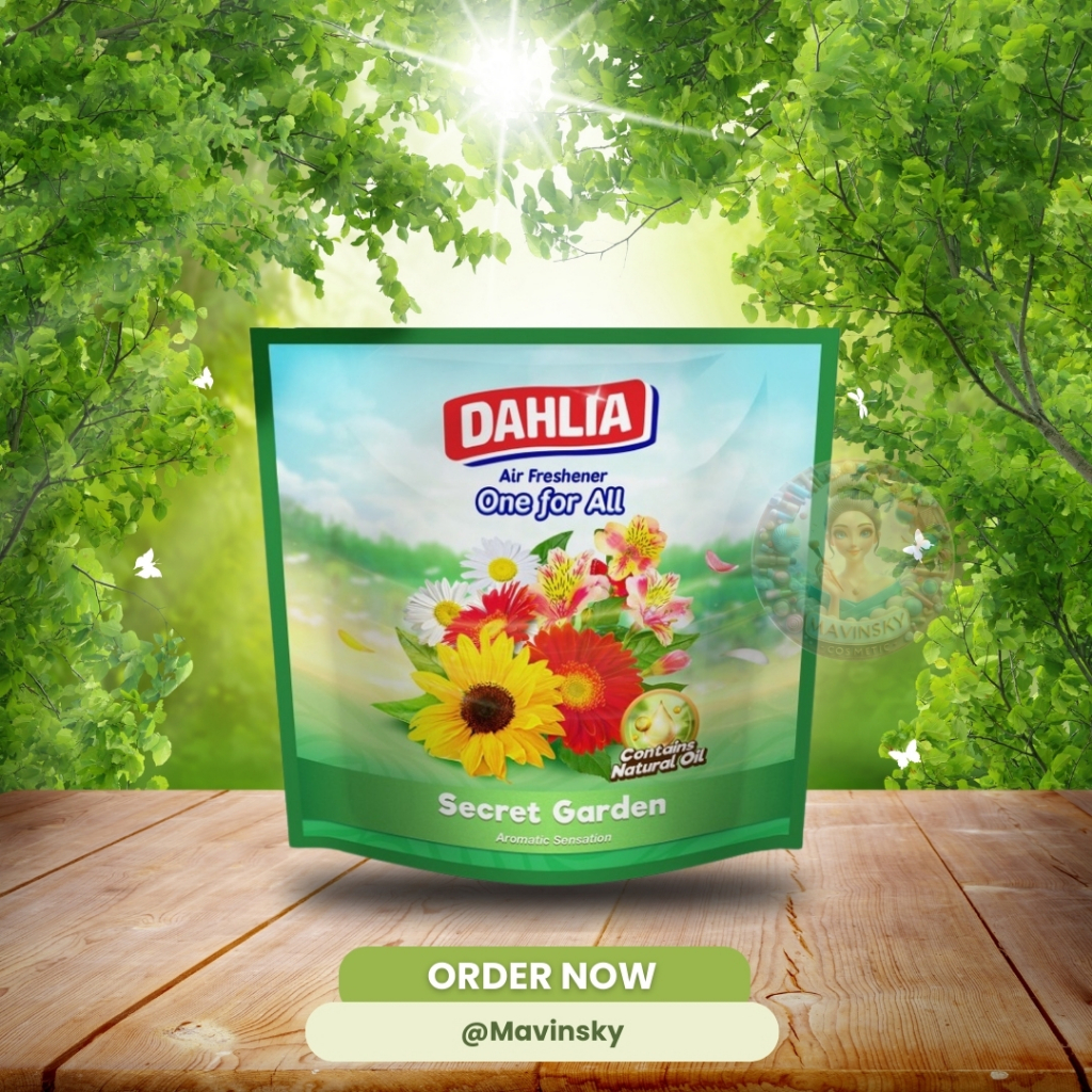 Jual ORIGINAL | Dahlia Air Freshener Secret Garden 75gr Pengharum ...
