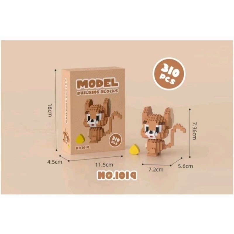 Jual Nano Blocks Yang Sudah Di Rakit Series Tom & Jerry | Shopee Indonesia