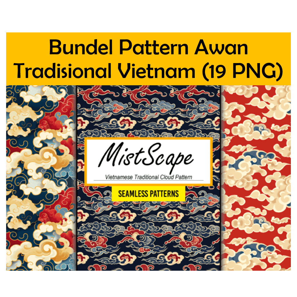Jual Bundel Pattern Awan Tradisional Vietnam (19 PNG) | Shopee Indonesia