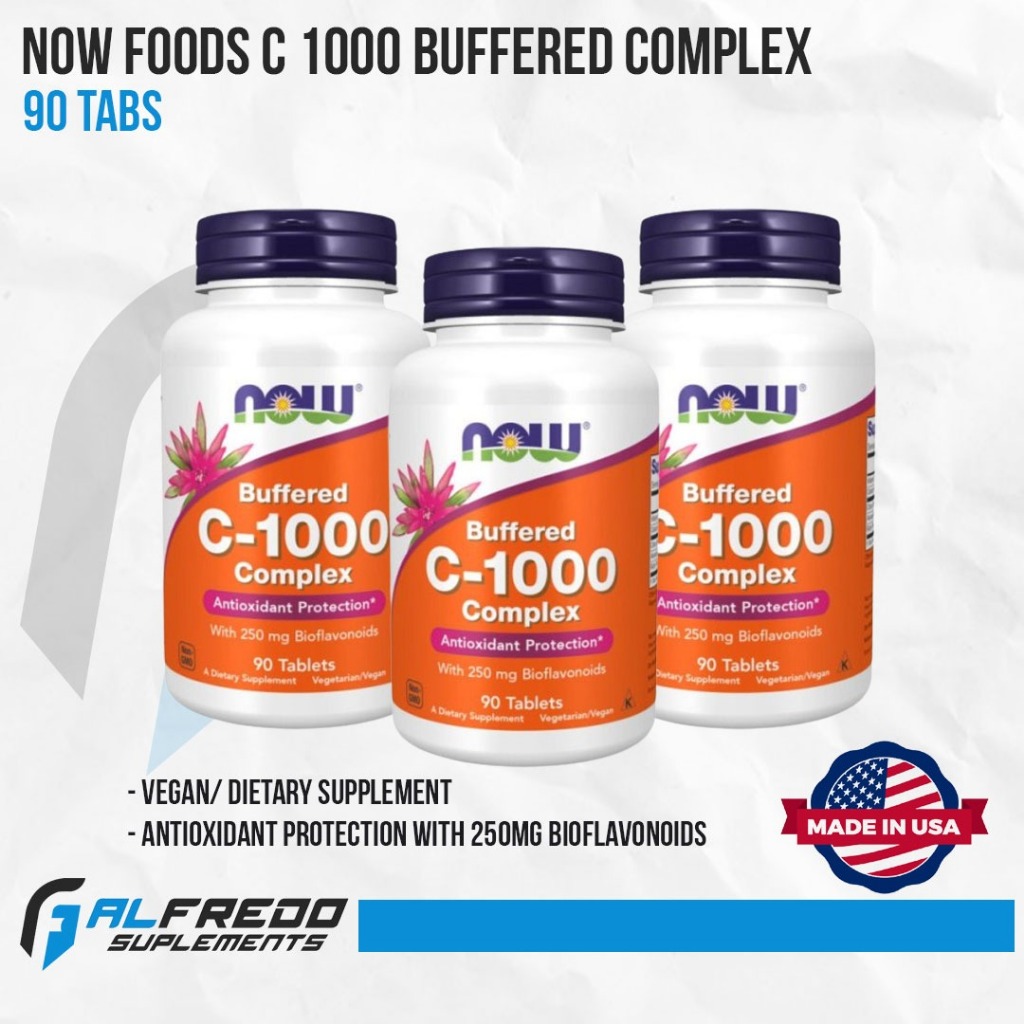Jual NOW Buffered C-1000 Complex Buffered 90 Tablet Vitamin C | Daya Tahan Tubuh | Sistem Imun ...