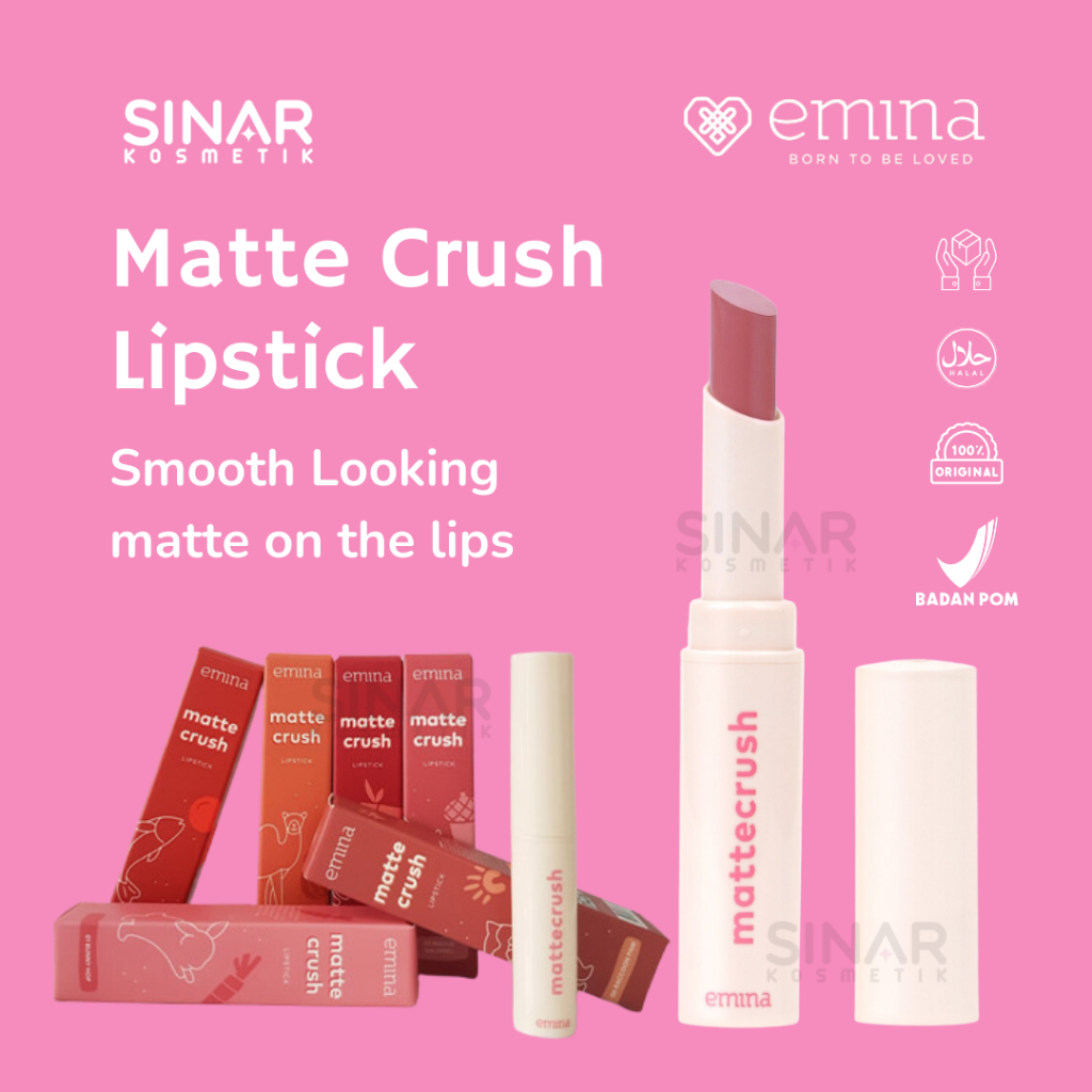 Jual Emina Matte Crush Lipstick | Shopee Indonesia