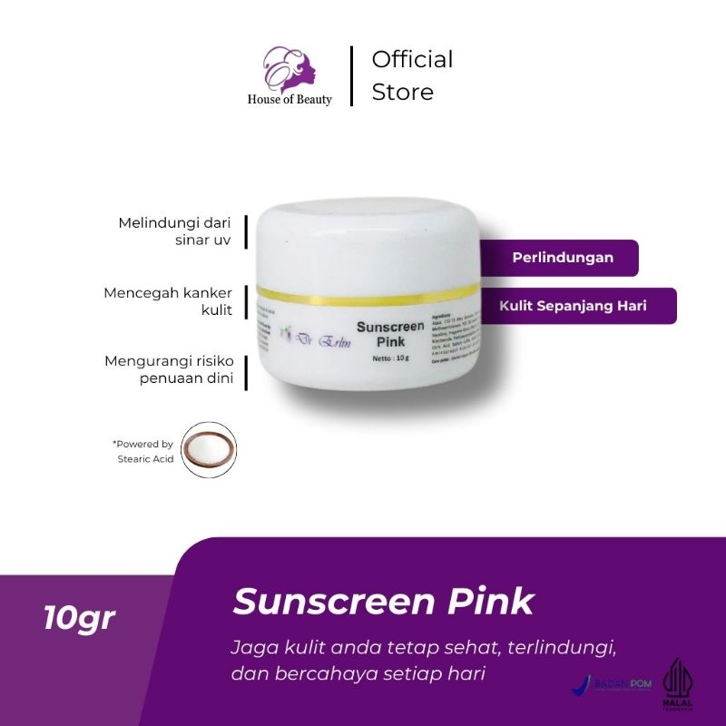Jual Dr Erlin - Sunscreen Pink - House of Beauty | Tabir Surya ...
