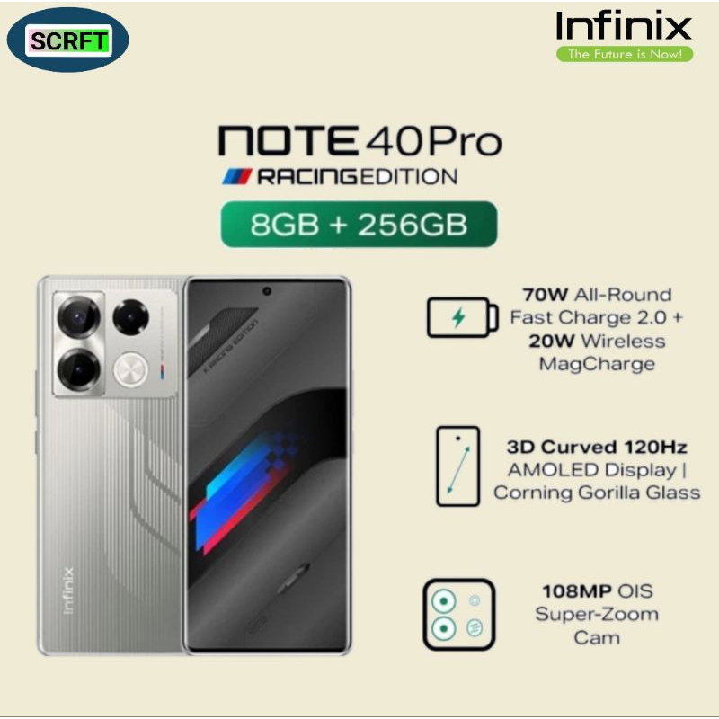 Jual Infinix Note 40 Pro Racing Edition 8/256GB Garansi Resmi | Shopee Indonesia