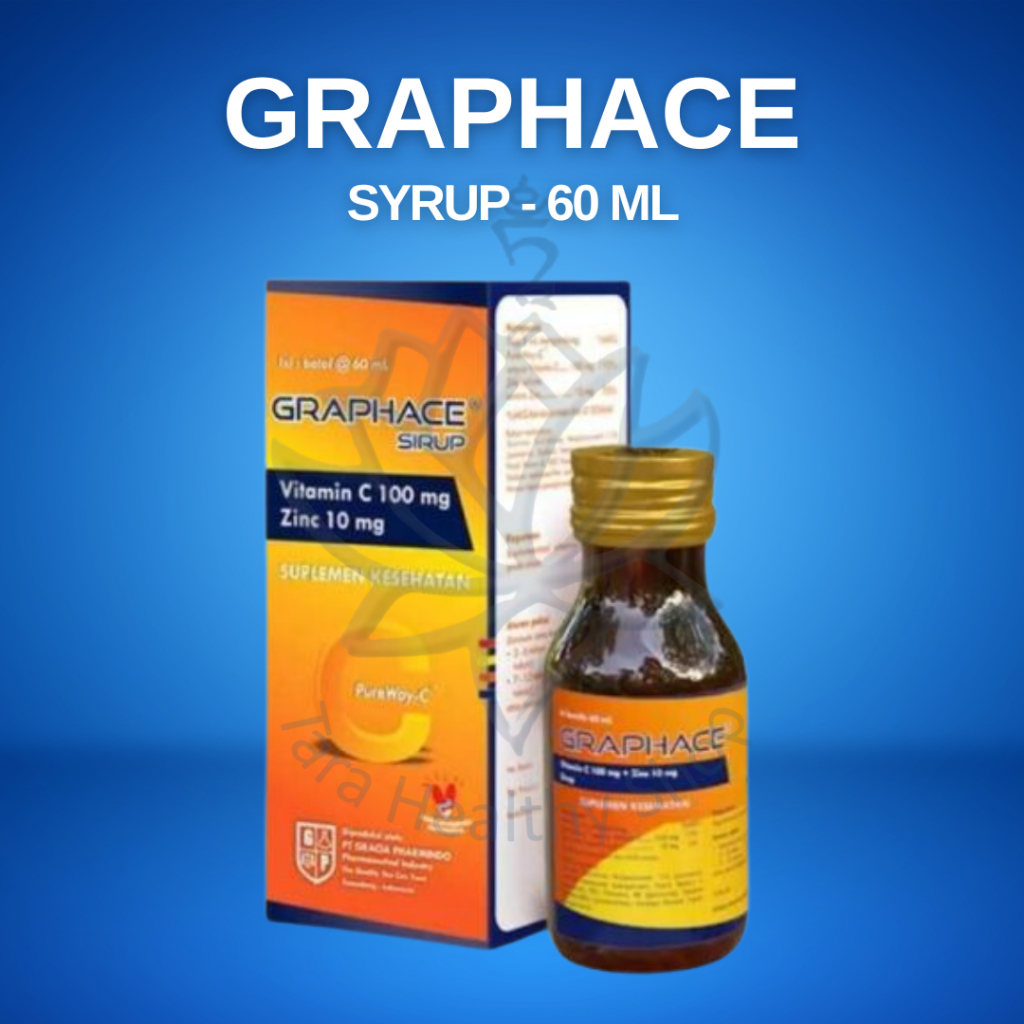 Jual Graphace Syrup - 60 ml: Suplemen Vitamin C dan Zinc berkualitas ...