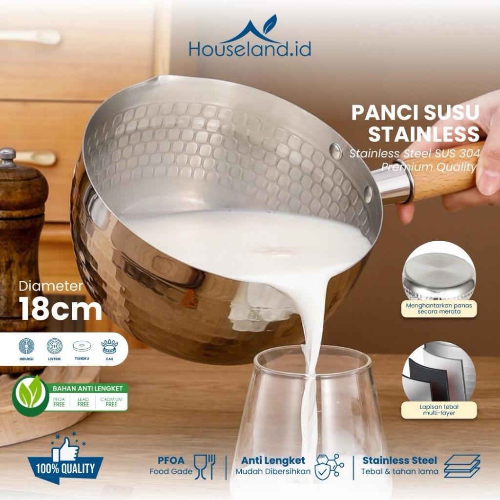 Jual Panci Susu Premium Stainless Steel 304 Food Grade 18cm / Panci ...