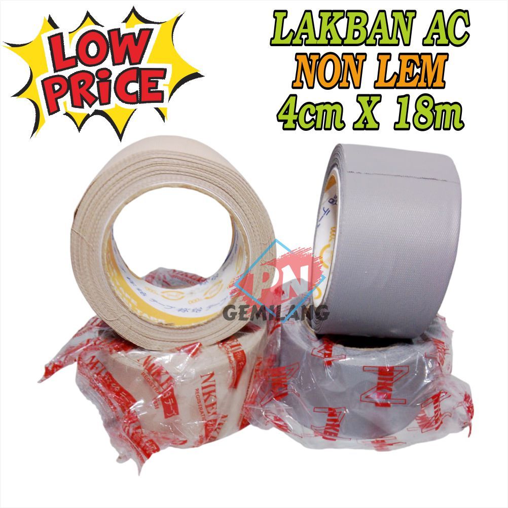 Jual LAKBAN AC TANPA LEM MERK NIKEI ISOLASI PIPA LAKBAN AC VINYL NON ...