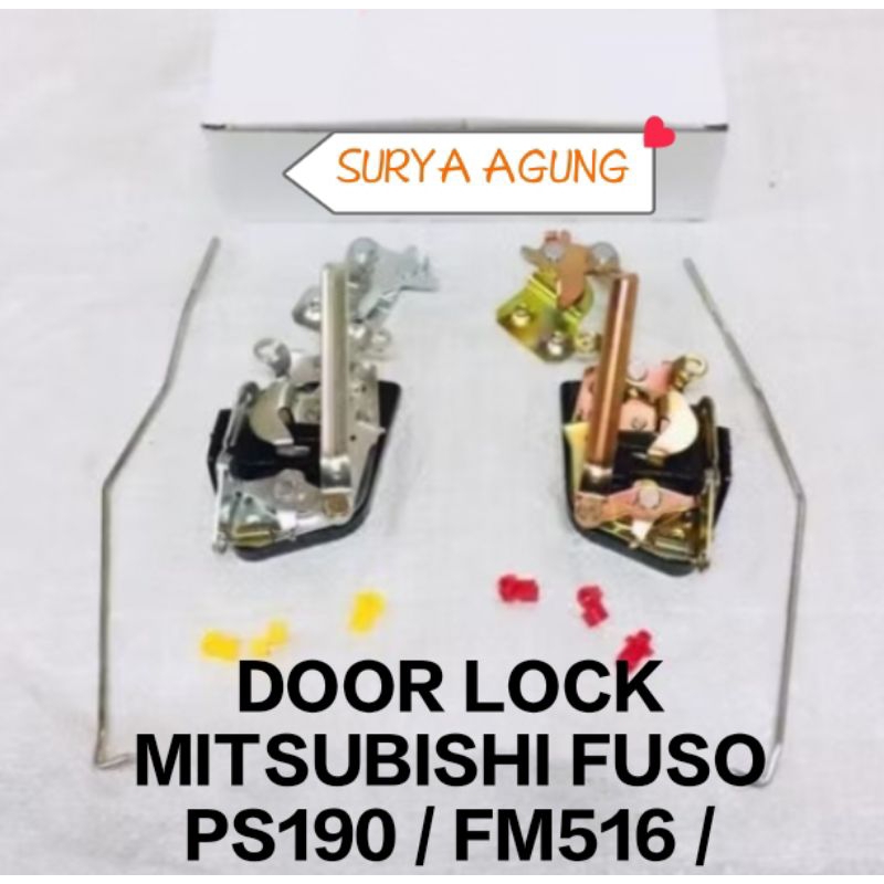 Jual DOOR LOCK RH LH / KANCINGAN PINTU KANAN KIRI MITSUBISHI FUSO PS190 ...