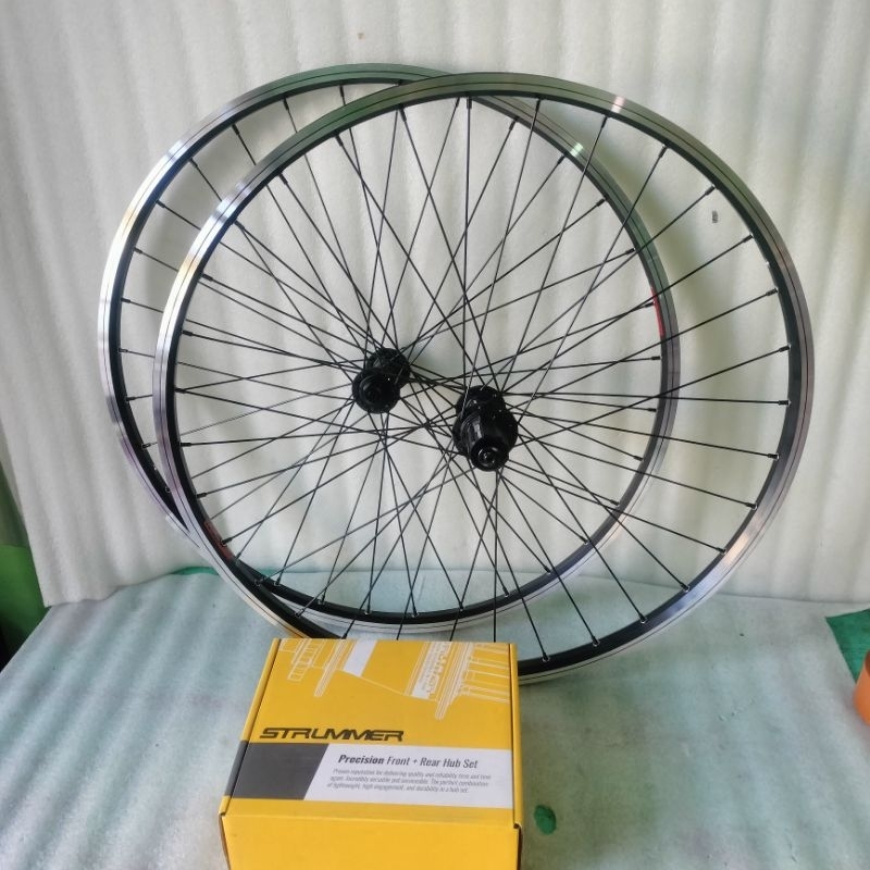 Jual Wheelset Sepeda 26 inch Strummer 32 hole Rims brake rims araya ...