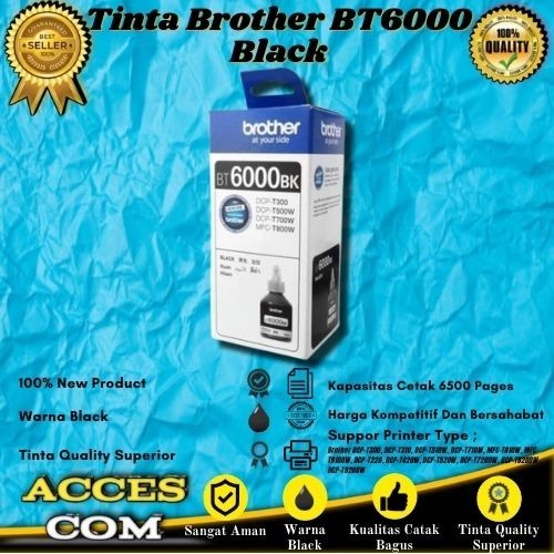 Jual Tinta Brother BT6000BK | BT 6000BK | BT6000Black | BT6000 Black ...