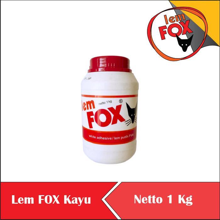 Jual LEM FOX PUTIH 1 KG LEM PVAC BOTOL SERBAGUNA LEM PLAMUR PLAMIR LE ...