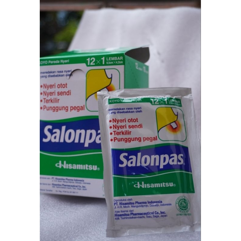 Jual Salonpas Koyo hisamitsu original 1 sachet ( isi dalam 12 lembar ...