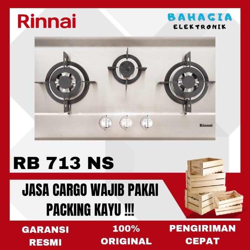 Jual Rinnai RB-713-N (S) Kompor Gas tanam | Shopee Indonesia
