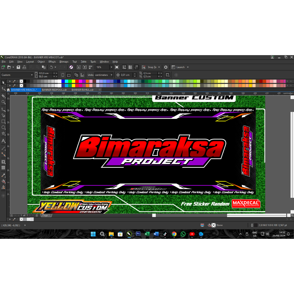 Jual BANNER KARPET ALAS MOTOR KONTES CUSTOM | Shopee Indonesia