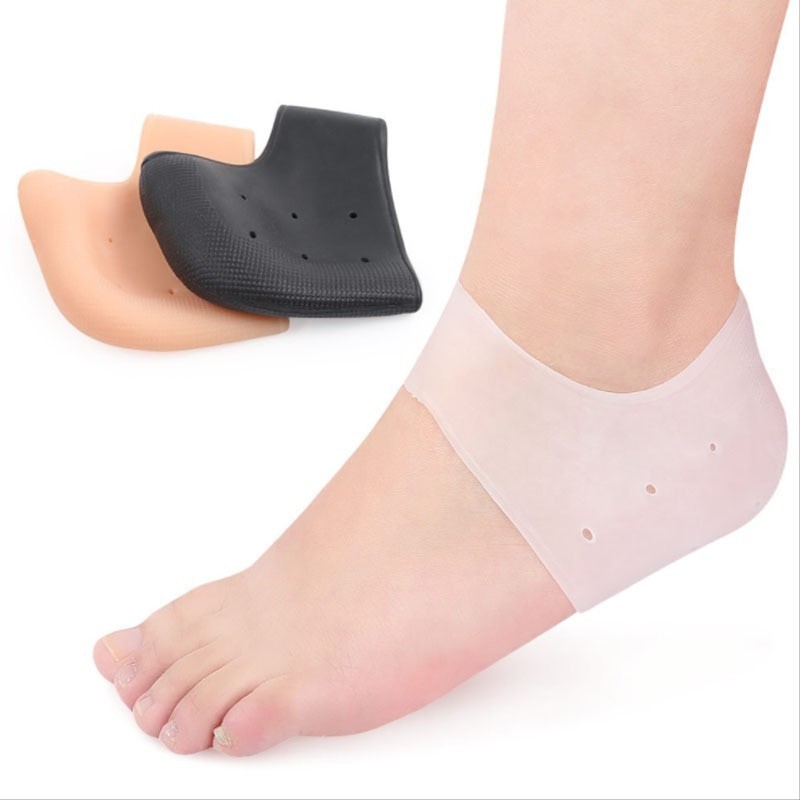 Jual Silicon Gel Heel Support Protector tumit plantar pecah cidera kaki ...