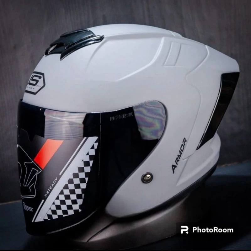 Jual Helm Js Armor Paket Ganteng Spoiler 3D SNI DEWASA || Helm Keren ...